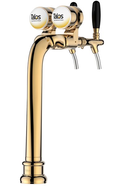 TALOS Elbow Tap Tower PVD 2-way Dispensing Tower Draft Beer Tower | TALOS