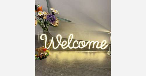 Welcome led neon light , netflix and chill sign , spongebob neon sign ...