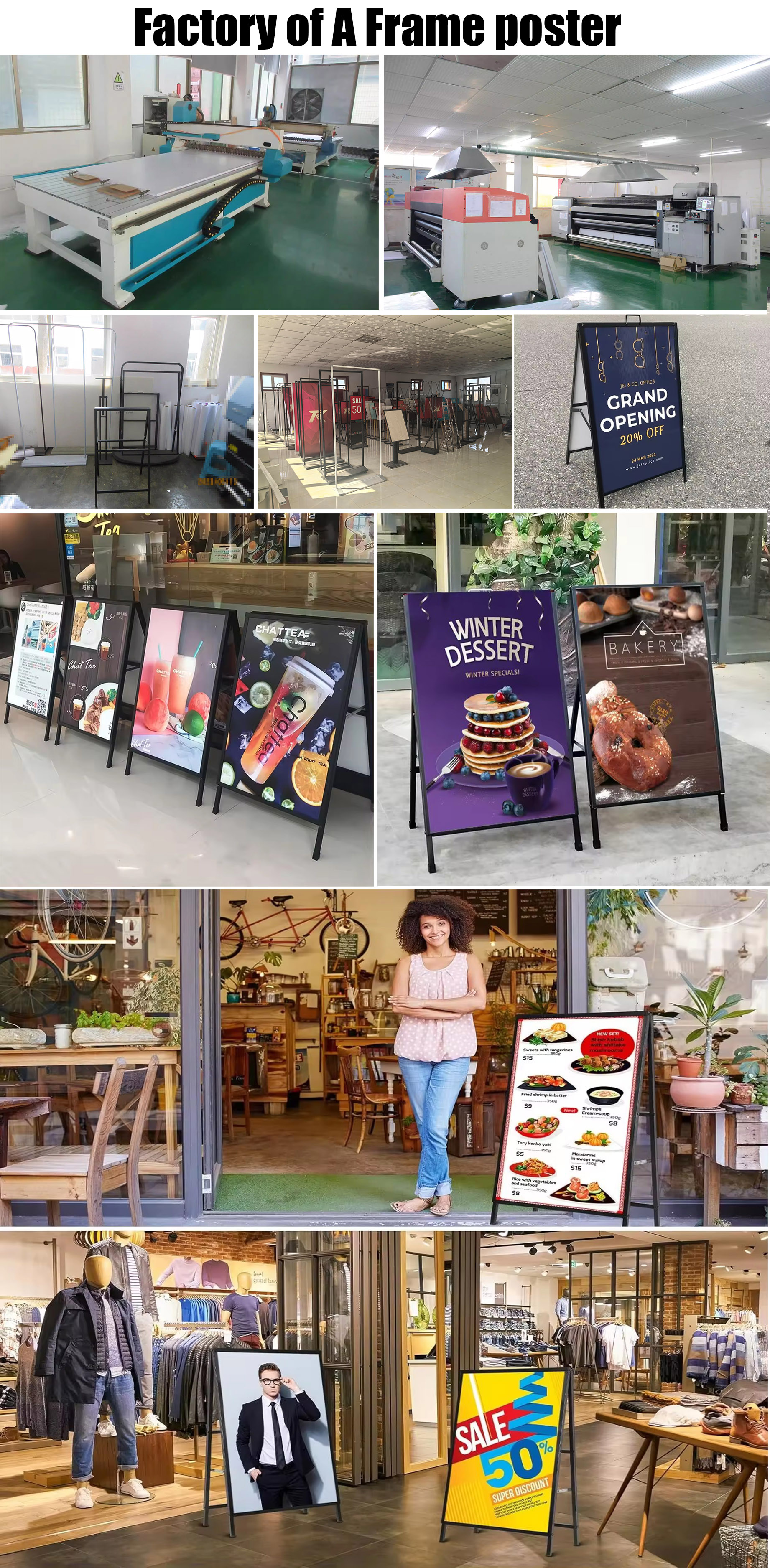 China sandwich board advertising signs top maker | JARMOO