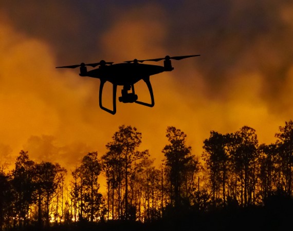 What are the powerful features of the UAV forest inspection and fire ...