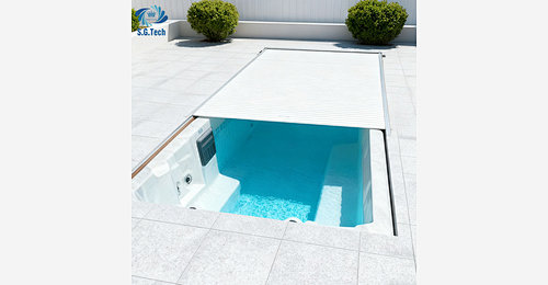 Automatic Slated Rolling Shutter Pool Cover | Water Crown