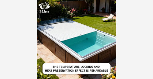 Automatic Slated Rolling Shutter Pool Cover | Water Crown