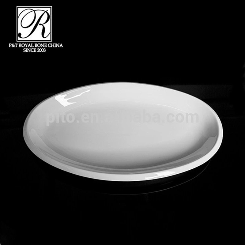 P&T Royal Ware, porcelain oval plates for food , ceramics serving big ...