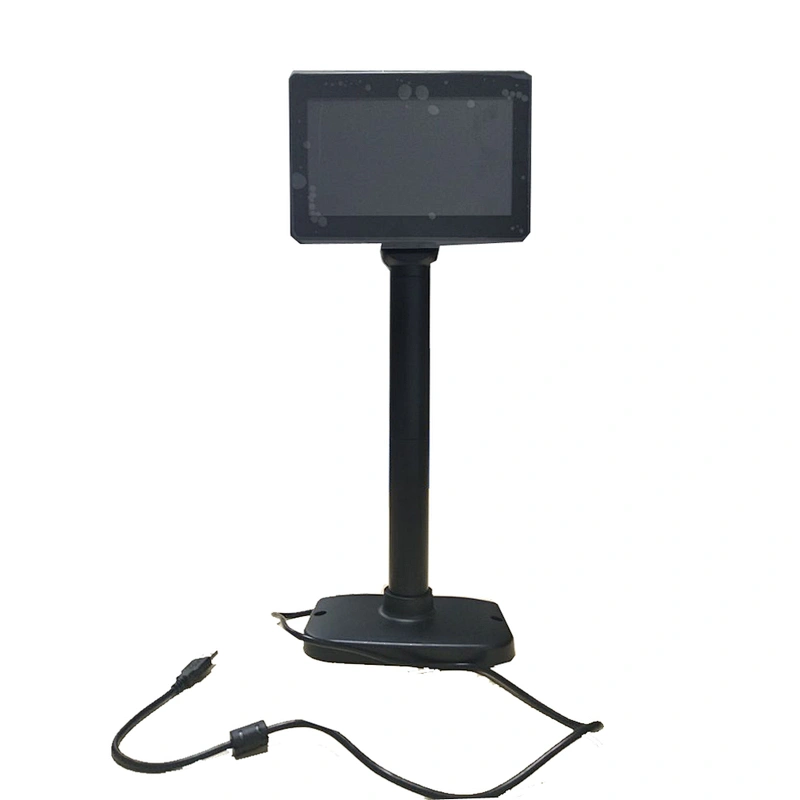 7inch 16:9 digital panel customer display with USB input for POS SYSTEM