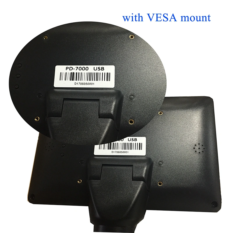 7inch 16:9 digital panel customer display with USB input for POS SYSTEM