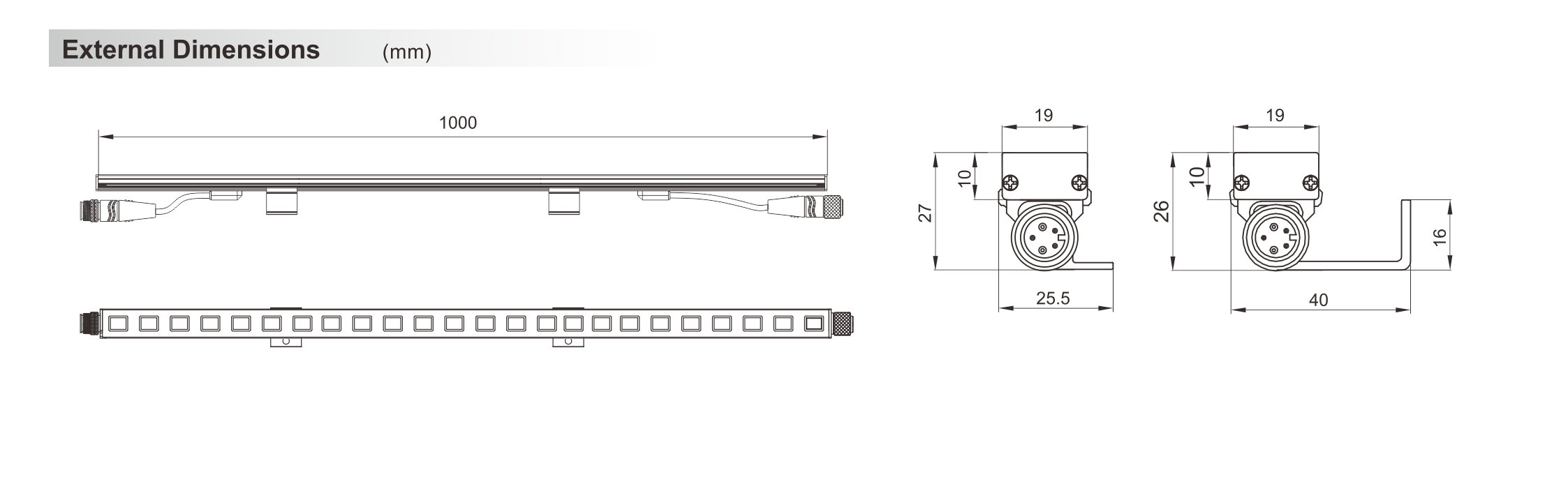 LED outline light , LED linear light , outdoor architectural landscape ...