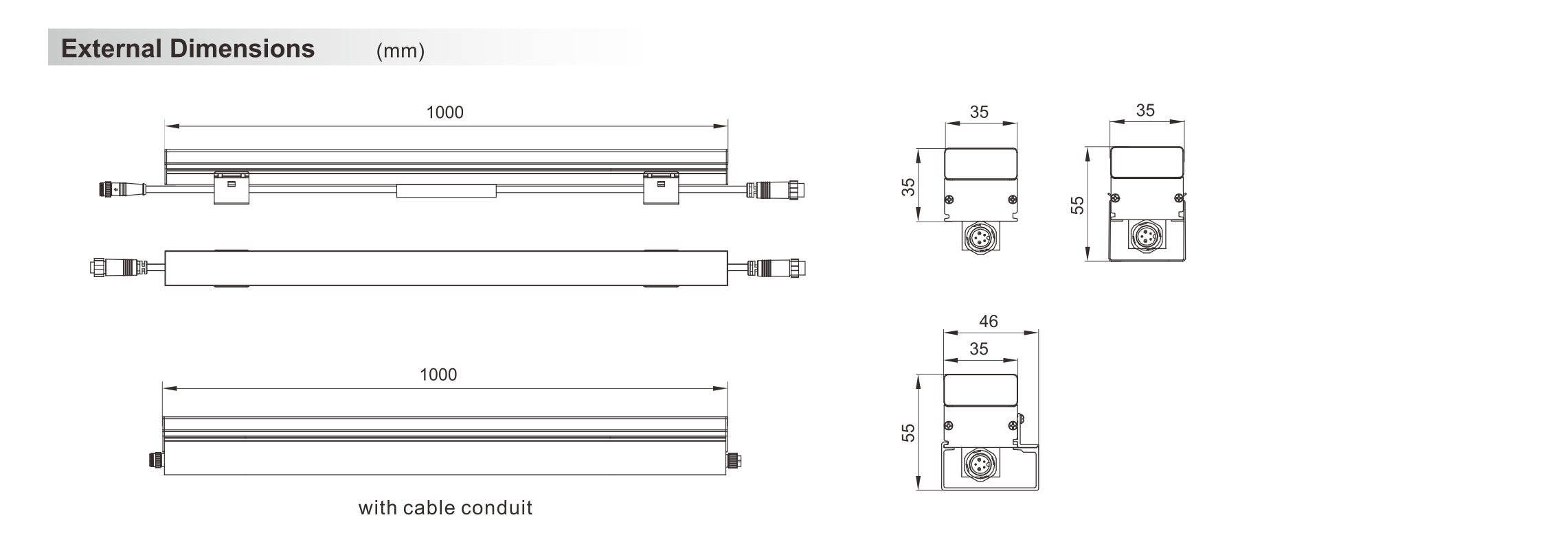 Linear Light Manufacturer | Wholesale LED Linear Light 35x35x1000mm