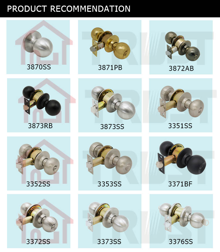 knob lock cylindrical lock , ansi grade 3 lock , door lockset ...