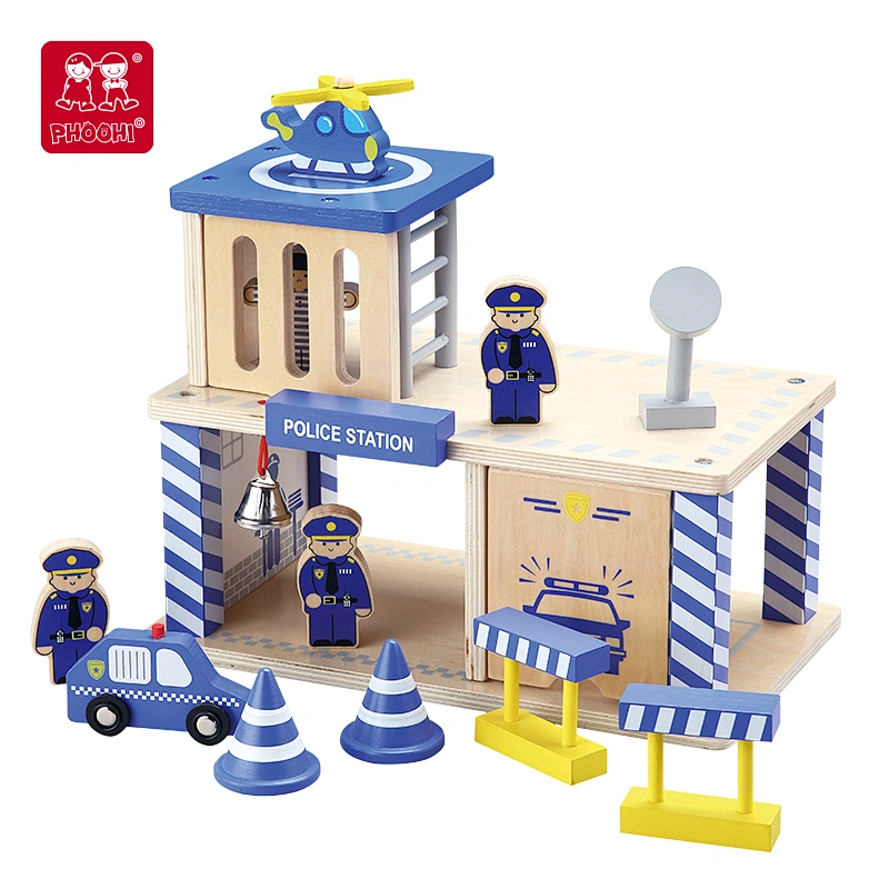 Phoohitoy - Wholesale Wooden Police Station Toy