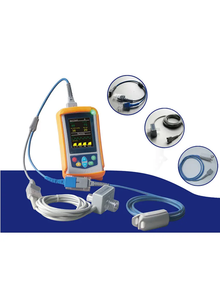 Handheld Capnograph Monitor with ETCO2 Mainstream Module
