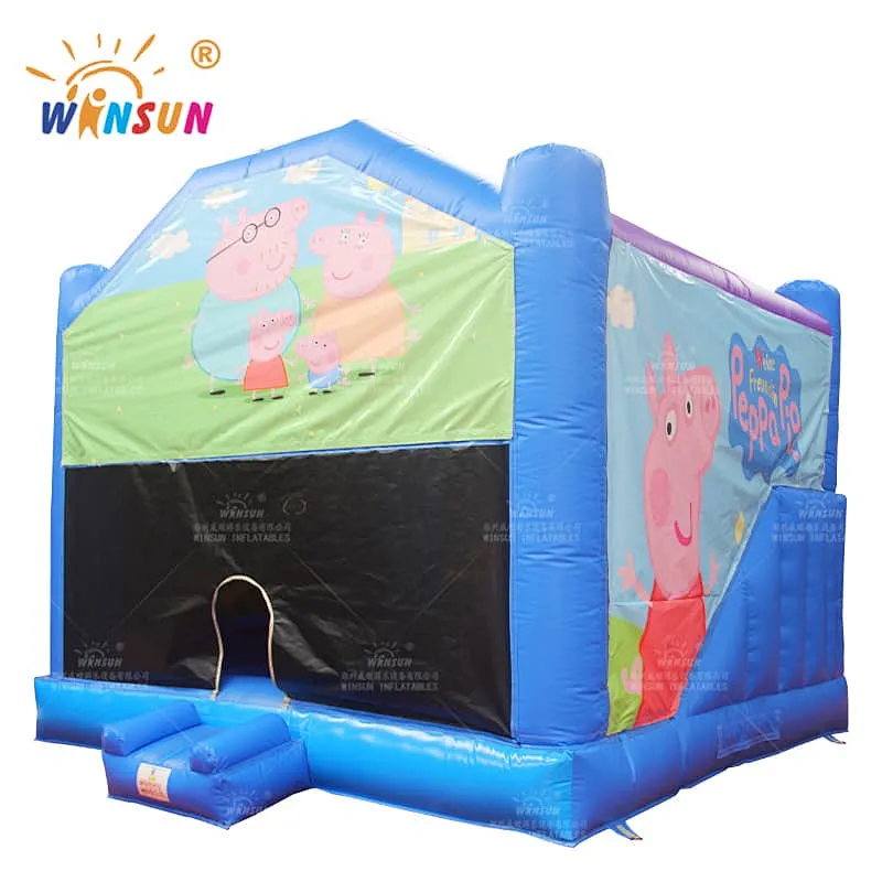 Commercial Inflatable Moonwalk with banners from China Manufacturer ...