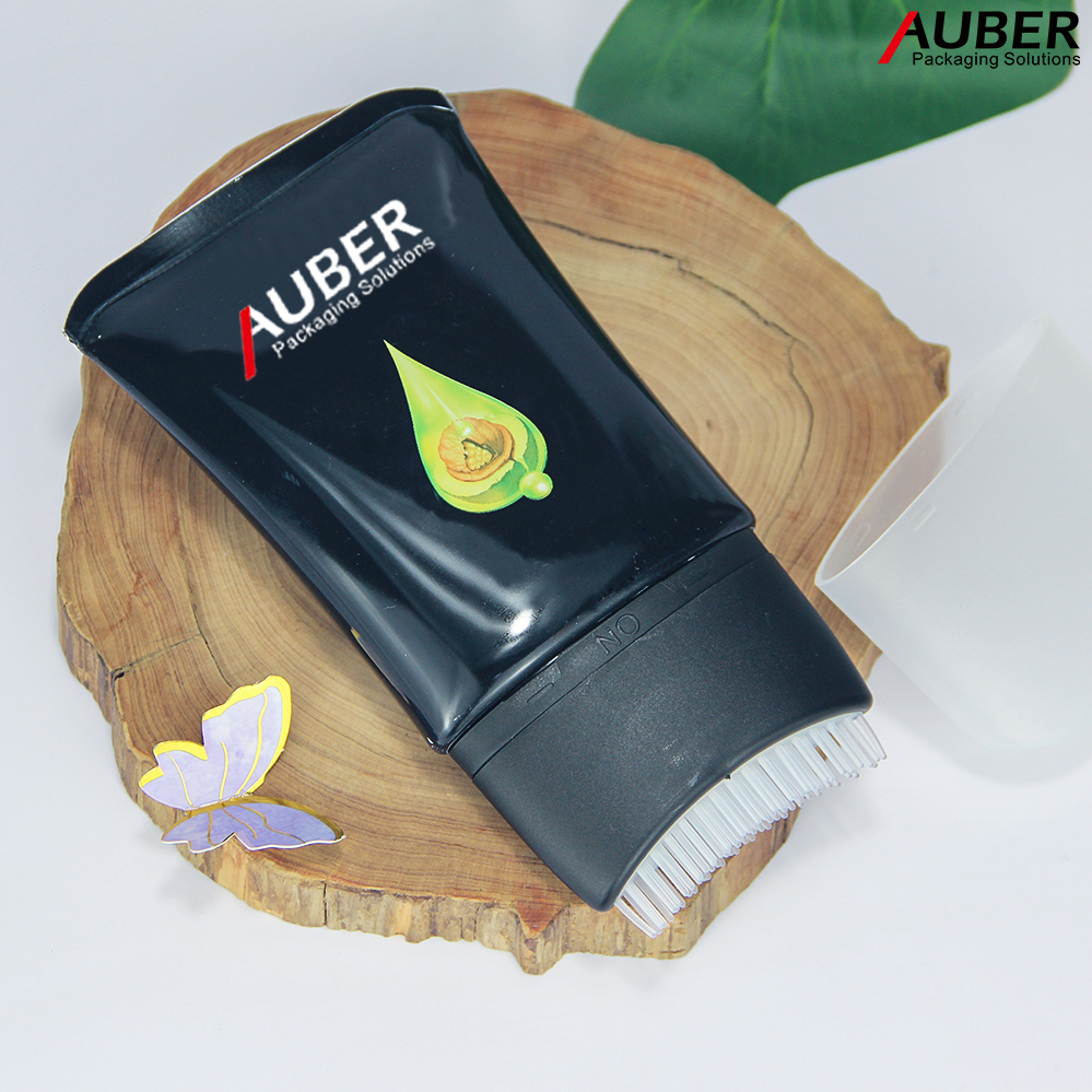 Auber hair packaging tubes with comb head