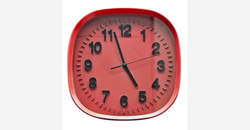 11 Inch Square Plastic Wall Clock with Raised Numbers supplier and ...