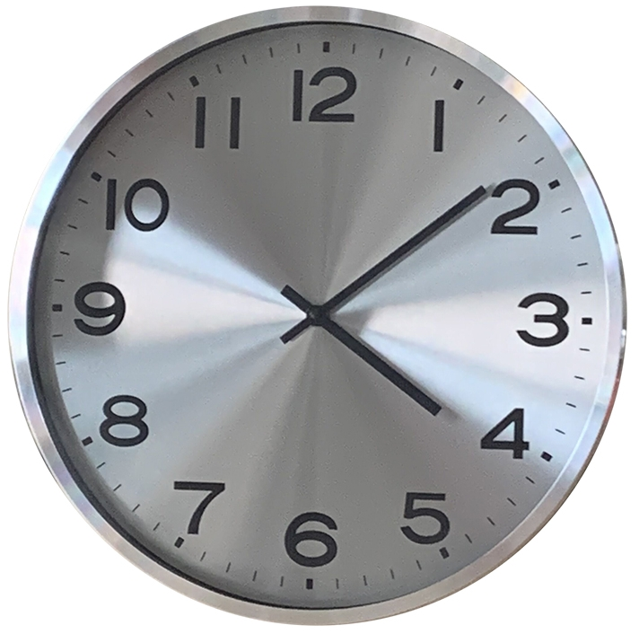 High-end Aluminum Clock Face 14inch Home Decoration Aluminun Wall Clock ...