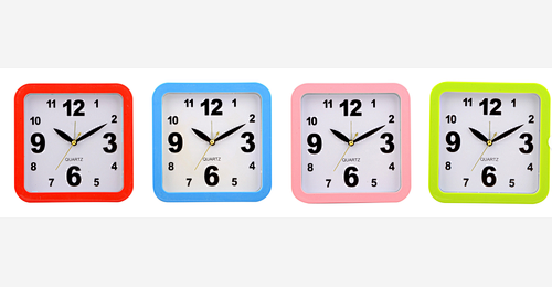 Square Shape Custom Design Plastic Alarm Clock supplier and ...