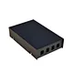 4 Port Mini Fibre Optic Terminal Splice Fusion Box LC DX Wall Mount ...