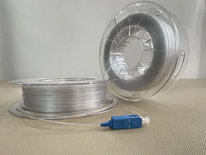 GJXH G657B3 FTTH Invisible transparent cable 0.9mm with PVC sheath ...