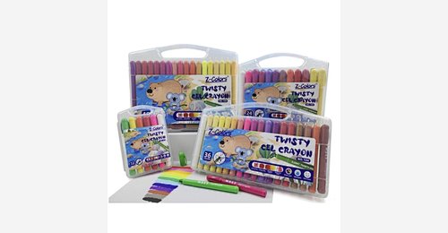 Z-Colors twisty wax crayon —— Non-Toxic and Safe Children's Crayons for ...