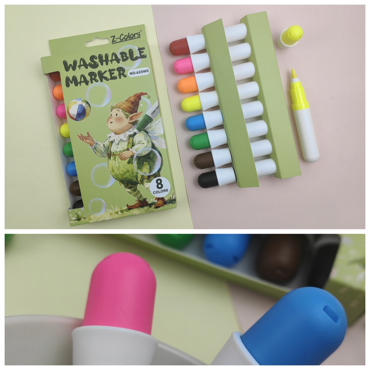 Z-Colors bulk washable color marker - easy to clean, fade-resistant for ...