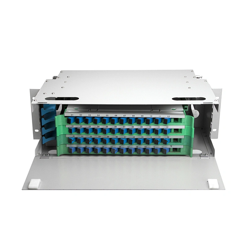 288Core ODF Rack Mount Optical Distribution Frame Painel de Fibra ...