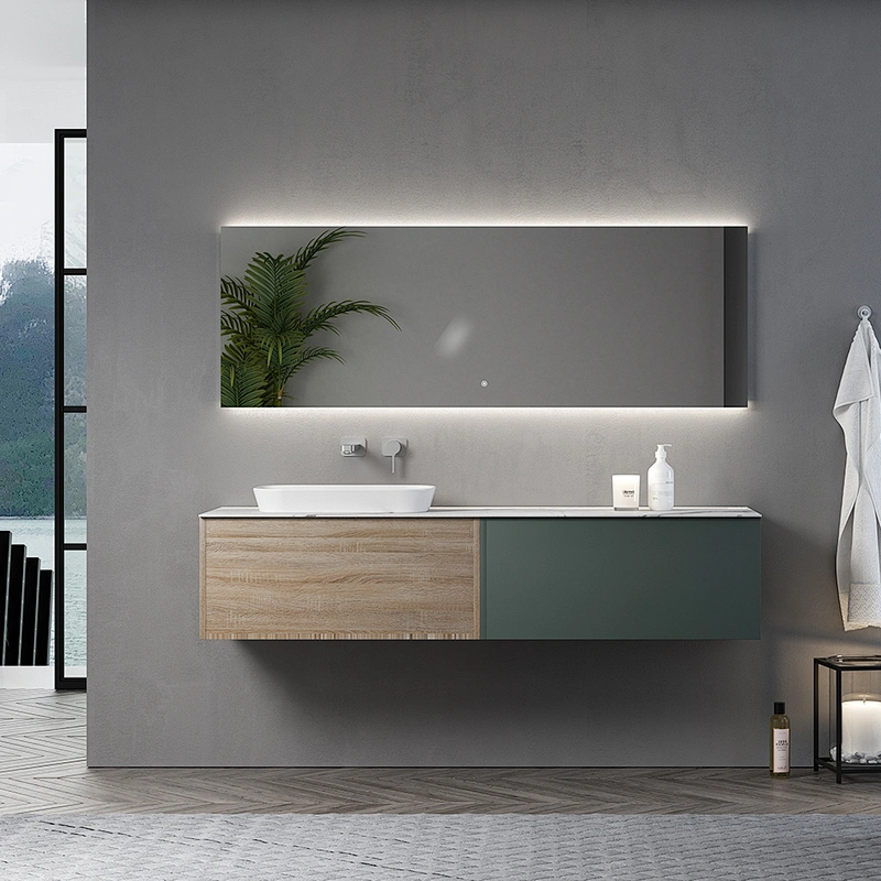 Flat Pack MDF Combo Bathroom Vanity Unit - TONA.com