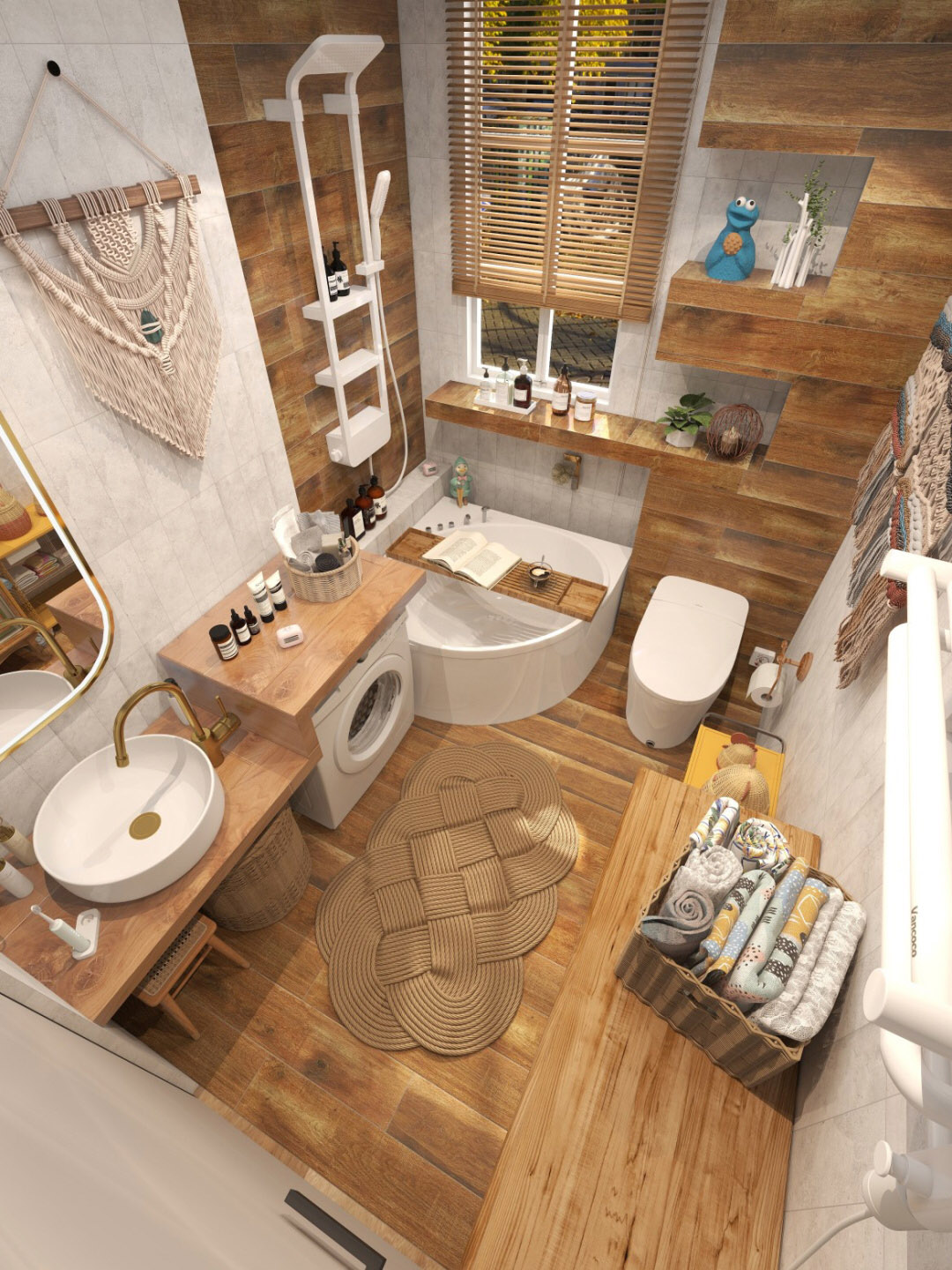 Wood Bathroom Design Ideas