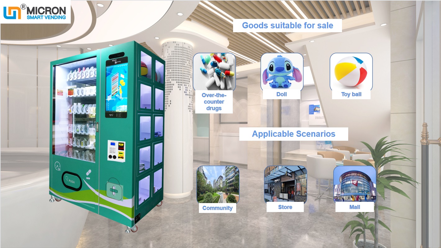 Smart Employee System Vending Machine for Dispensing PPE