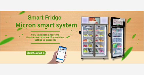 Introduction of smart fridge vending machine and shopping flow ...