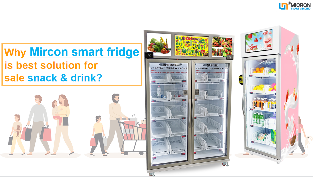 snack and drink vending machine with cooling system