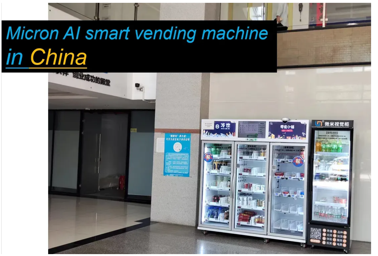 Smart AI Vending Machine with Vision Tech for Retail