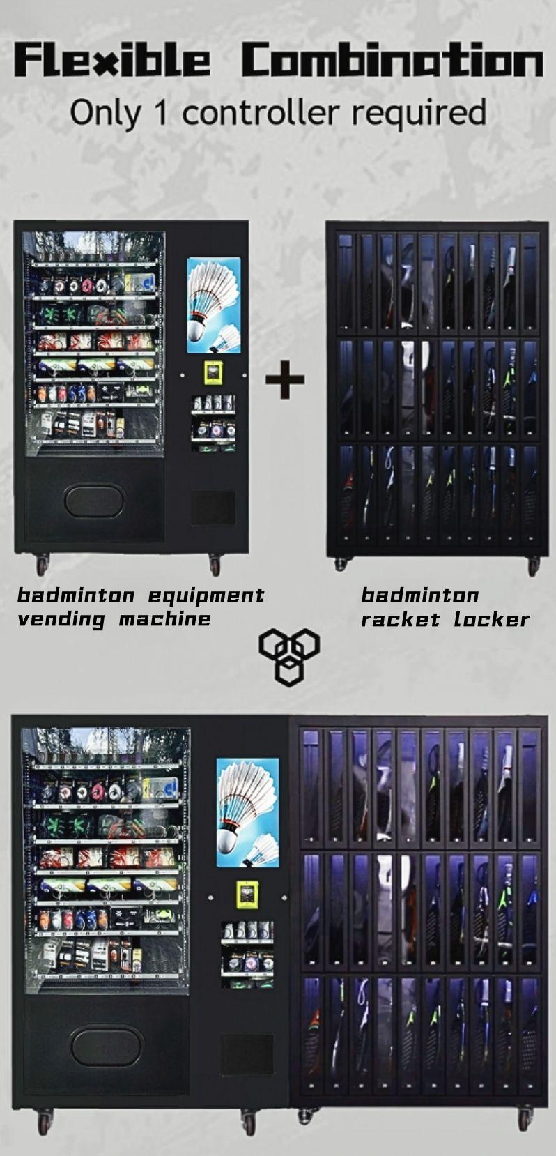 Badminton racket vending machine