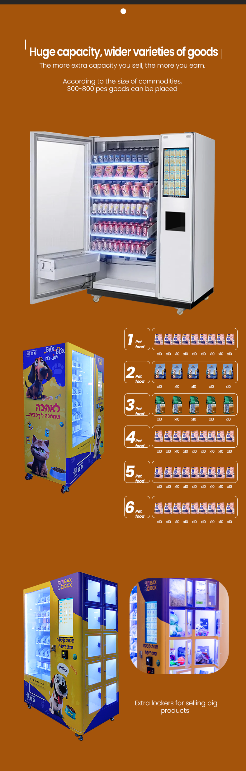 Smart Outdoor Pet Vending Machine for Dog Food & Treats