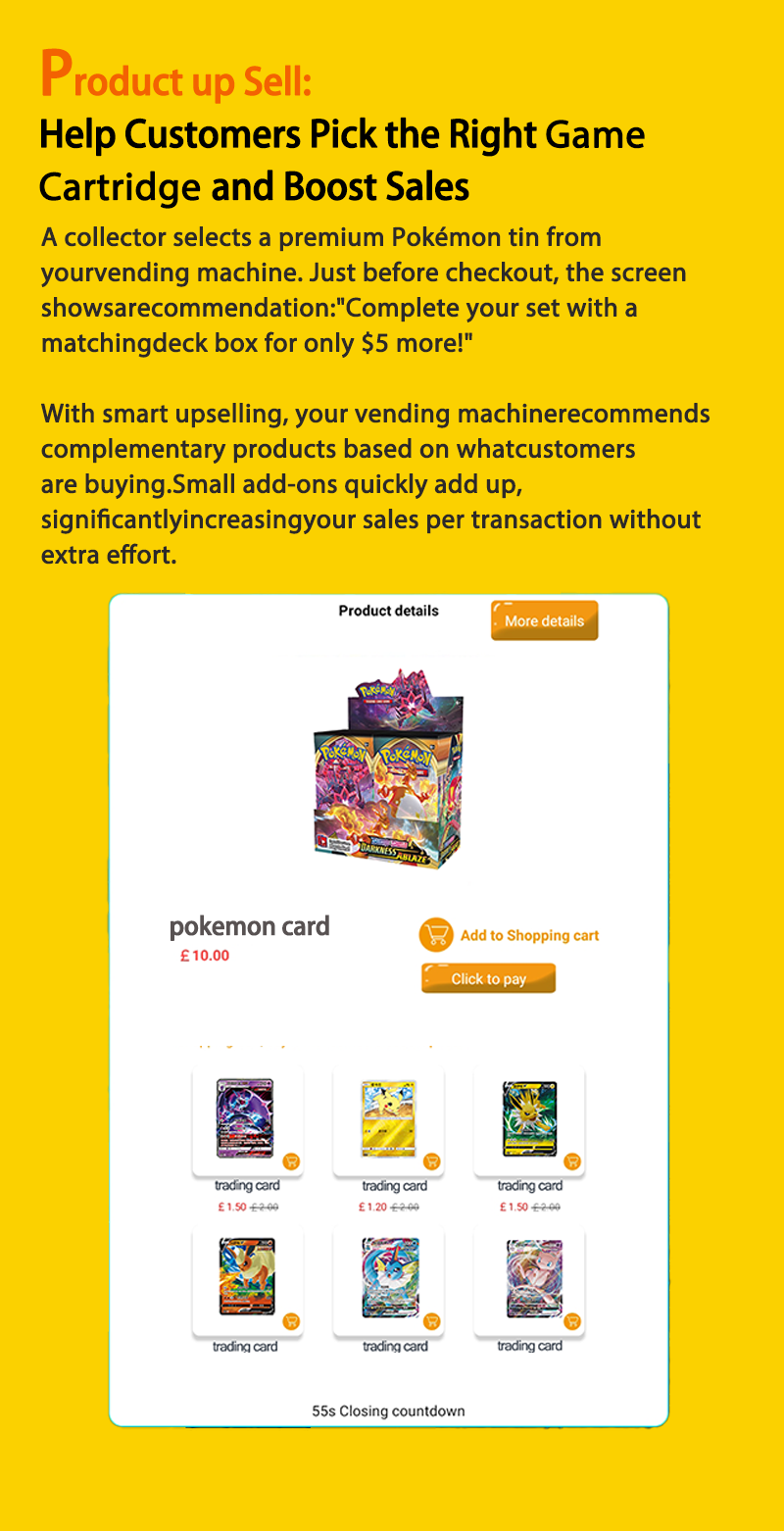 Game Pokemon Duel Monsters GenshinTrading Card Vending Machine With ...