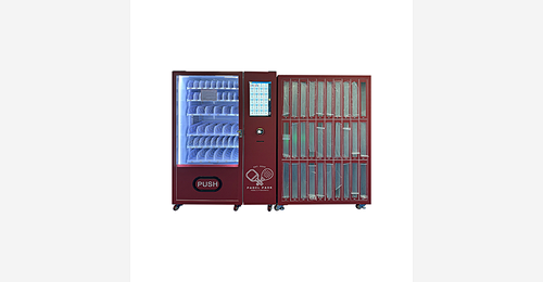 Racket, Snacks & Drinks Vending Machine with Rent-to-Own System