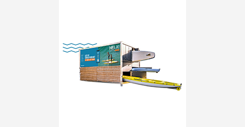 Beach Surfboard Rental Locker Vending Machine with Card Reader | Smart ...