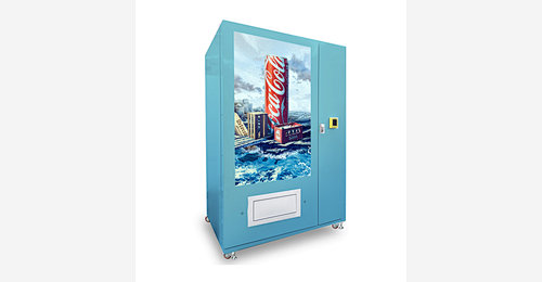 LCD screen vending machine|Micron smart vending