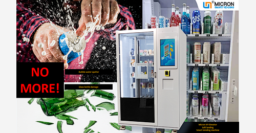 Beer, alcohol vending machine, high tech vending machine with robot arm ...