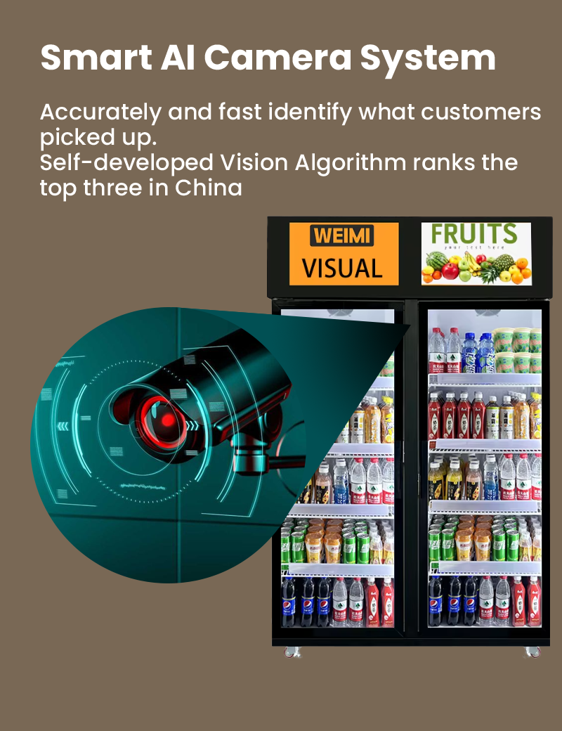 Smart AI Dual-Door Camera Fridge with Visual Recognition and Self ...