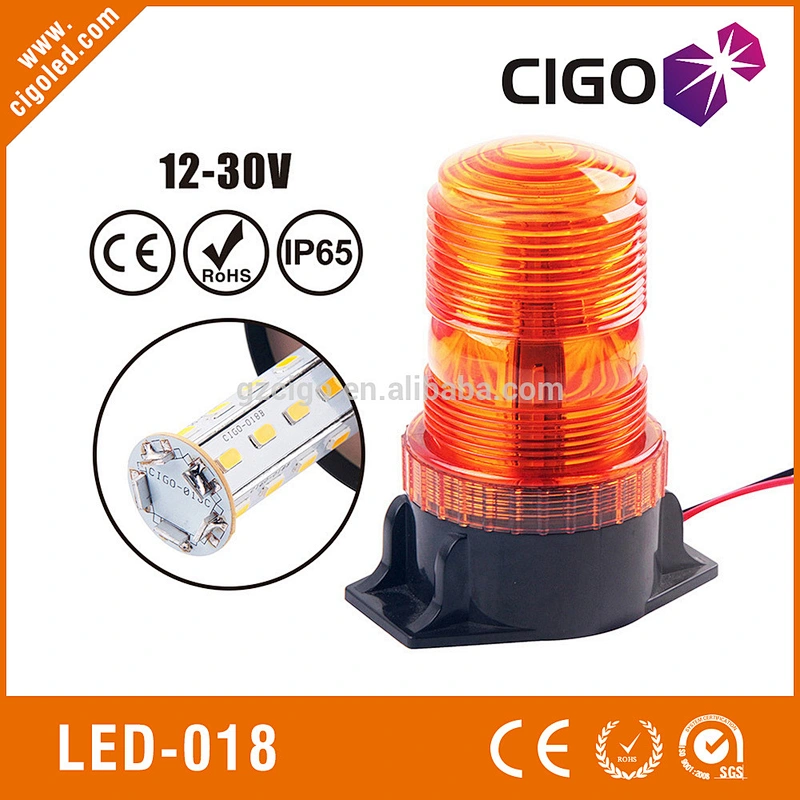 LED-018 yellow Beacon LED 12-30W 6W led strobe light amber 1 strobe ...
