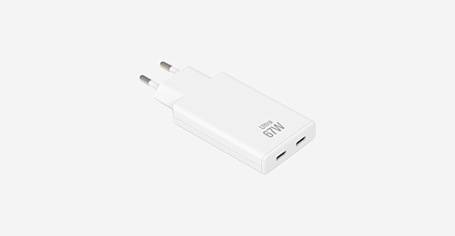 dual usb c port compact power adapter丨redot-tech.com