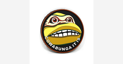 Cowabunga PVC Patch