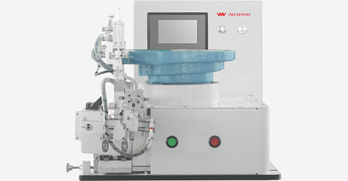 Automatic vertical button feeder attach machine - VMA
