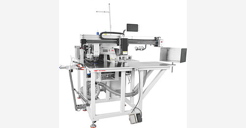 Automatic full placket polo setting machine - VMA