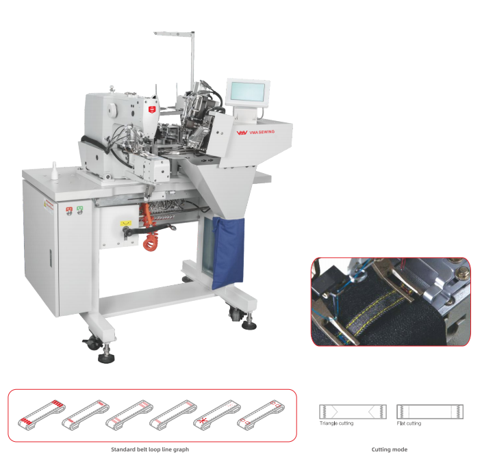 Automatic Belt Loop Attaching Machine | VMA SEWING MACHINE