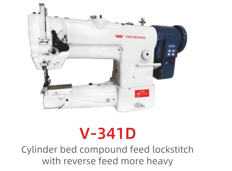 Cylinder bed industrial sewing machine compound feed - VMA