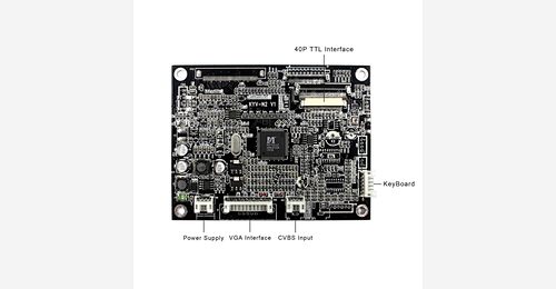 Vga Av Input Rgb Lcd Driver Board Ttl 40 Pin Controller Board