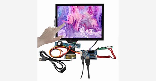 Capacitive 10.4inch 1024X768 Lcd Touch Screen And HDMI Lcd Driver Board