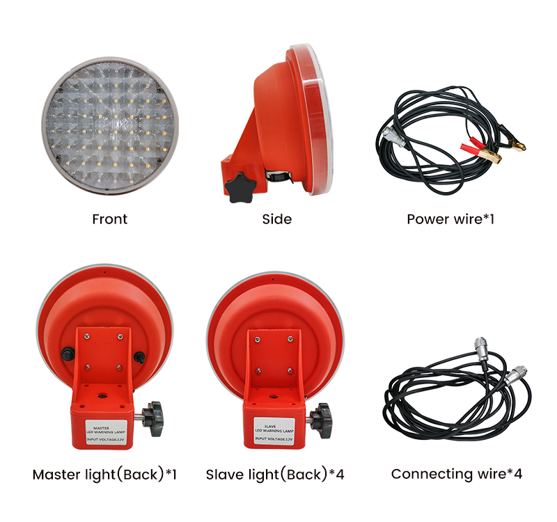 200mm diversion group guide light (5-light group)丨lu-bao.com