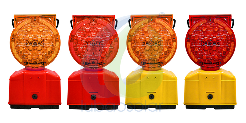 LED Solar warning light barrier light丨lu-bao.com