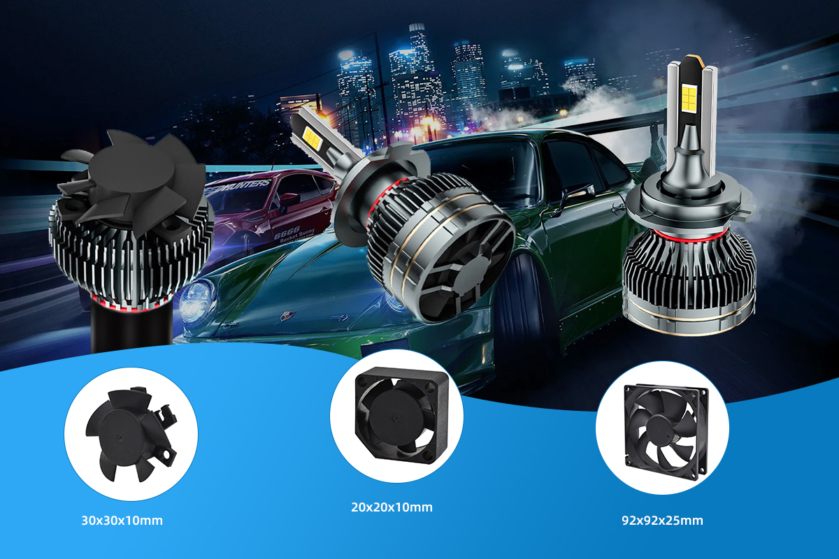Car LED lamp heat dissipation solution